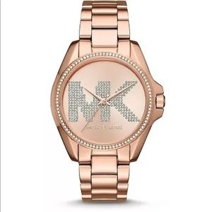 Michael Kors Accessories | Nwt Crystal Map Rose Gold Watch | Poshmark